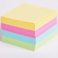 China factory price wholesale colourful 85x85mm school office supply memo sticky note office stationery for sale