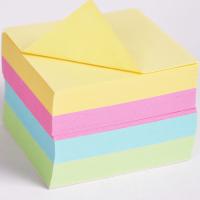 China factory price wholesale colourful 85x85mm school office supply memo sticky note office stationery for sale