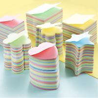 China Hot Selling High Quality Wholesale Sticky Note Multicolor School Office OEM Heart Shape Memo Pad for sale