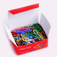 China factory direct sale 100pcs 25mm colorful plastic coated paper clips for sale