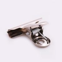 China Factory direct office stationery clip 25mm metal silver bulldog clip for sale