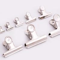China Factory direct office stationery clip 25mm metal silver bulldog clip for sale