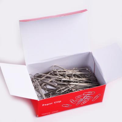 China Hot selling 100pcs/33mm clip paper with high quality for office for sale