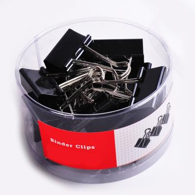 China wholesale office 41 mm black binder clips for sale