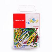 China Wholesale  hot selling 28mm colored paper clips for office for sale