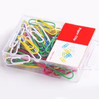 China Wholesale  hot selling 28mm colored paper clips for office for sale