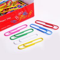 China Hot selling wholesale 28mm color paper clip with high quality for office for sale