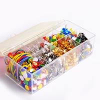 China wholesale office supply eco-friendly rubber bands pushpin drawing pin stationery set for sale
