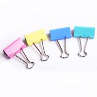 China Hot Sale Good Quality PVC Box Packed 41mm Binder Clips for sale