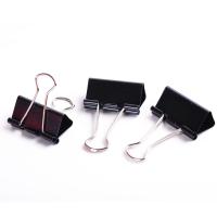 China factory price reliable quality school and office stationery small metal binder clips for sale