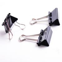 China factory price reliable quality school and office stationery small metal binder clips for sale