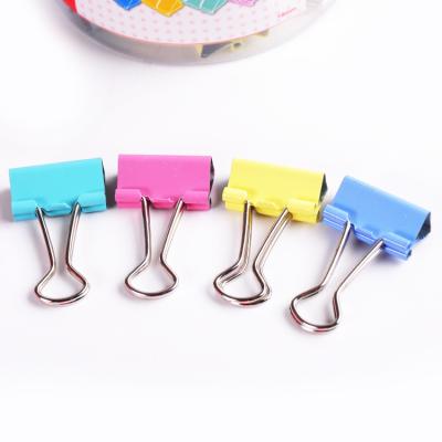 China hot sale cheap price custom colourful metal paper binder clips for sale