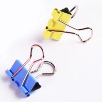 China hot sale cheap price custom colourful metal paper binder clips for sale