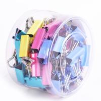 China hot sale cheap price custom colourful metal paper binder clips for sale