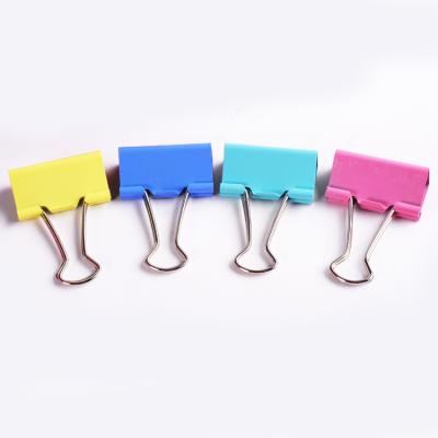 China 25mm good quality multicolor metal binder clips for sale