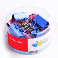 China 25mm good quality multicolor metal binder clips for sale