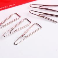 China Paper clips with 33mm triangle metal paper clips for sale
