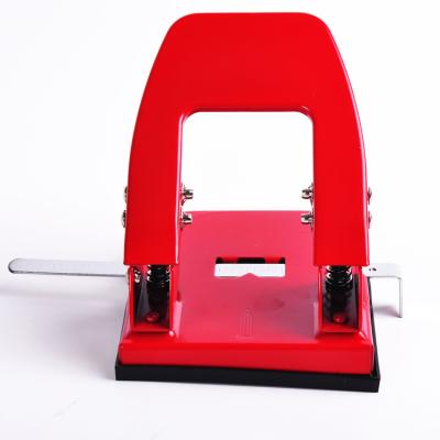 China 2 hole 32 sheets metal paper punch stationery desktop office paper punch for sale