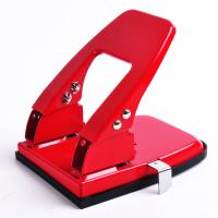 China 2 hole 32 sheets metal paper punch stationery desktop office paper punch for sale
