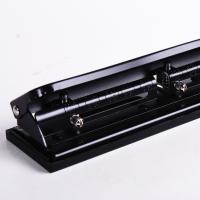 China Metal 3 hole punch stationery desktop office 3 hole adjustable punch for sale