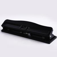 China Metal 3 hole punch stationery desktop office 3 hole adjustable punch for sale