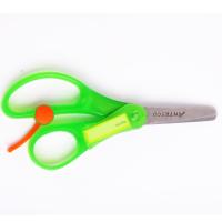 China 5.2 inch safe plastic handle DIY scissors student scissors for sale