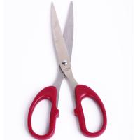 China Hot selling office stationery plastic handle 7.5 inch paper cutting scissor for sale