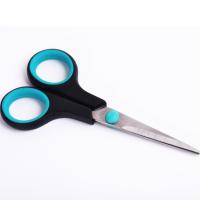 China Reliable quality wholesale 5.5 inch safe plastic handle fancy scissors for office stationery scissors for sale