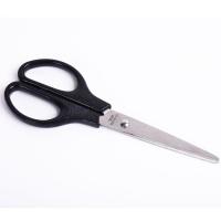 China Hot selling wholesale office and school supplies 6.5 inch black multipurpose carbon steel student scissor for sale