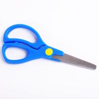 China Wholesale hot selling office and school supplies creative stationary 5 inch blue scissors for kids for sale