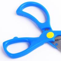 China Wholesale hot selling office and school supplies creative stationary 5 inch blue scissors for kids for sale