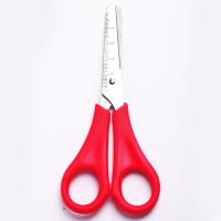 China Wholesale safety plastic handle and carbon steel student scissor for sale