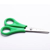 China Wholesale safety plastic handle and carbon steel student scissor for sale