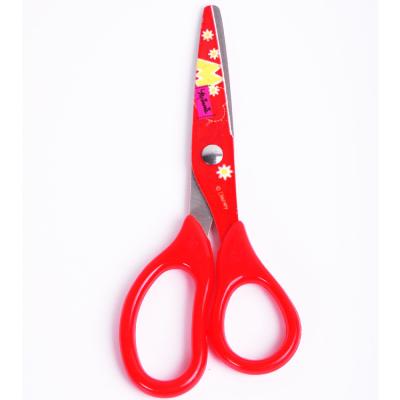 China Creative stationary wholesale multifunction utility OEM 5 inch children safety cartoon scissors for sale