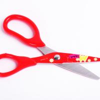 China Creative stationary wholesale multifunction utility OEM 5 inch children safety cartoon scissors for sale
