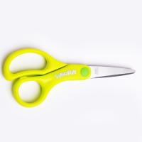 China Hot selling high quality school and office stationary plastic handle 5 inch mini safety scissors for sale