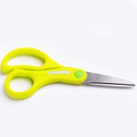 China Hot selling high quality school and office stationary plastic handle 5 inch mini safety scissors for sale