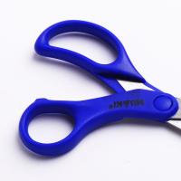 China Hot selling high quality school and office stationary plastic handle 5 inch mini safety scissors for sale