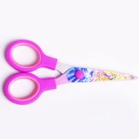China Wholesale good quality creative stationary colourful fancy cartoon paper cutting scissors for sale