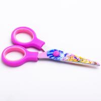 China Wholesale good quality creative stationary colourful fancy cartoon paper cutting scissors for sale