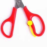 China High quality wholesale OEM carbon steel durable student safety scissors for sale