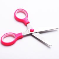 China Hot selling wholesale OEM stationary fancy children safety paper cutting mini scissors for sale