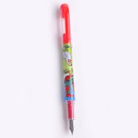 China factory cheap price color printing cartoon fountain pen set for sale
