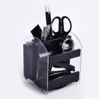 China school and office desk organizers unique design black pen holder for sale