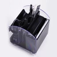 China school and office desk organizers unique design black pen holder for sale