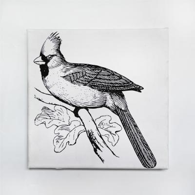 China Wholesale wooden frame re-printed cotton artist painting white canvas for sale