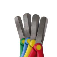 China Wholesale safety kids scissors office student stationery multicolor graduated round tip scissors for sale