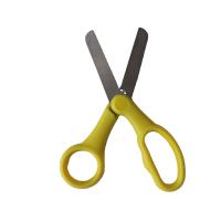 China Reliable quality 7 inch safety plastic handle DIY scissors student scissors for sale