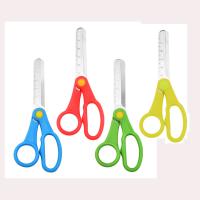 China Wholesale reliable quality 7inch safety round tip durable student scissors for cutting for sale