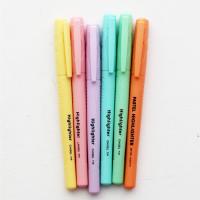 China factory wholesale cute candy color non toxic fluorescent pens for sale